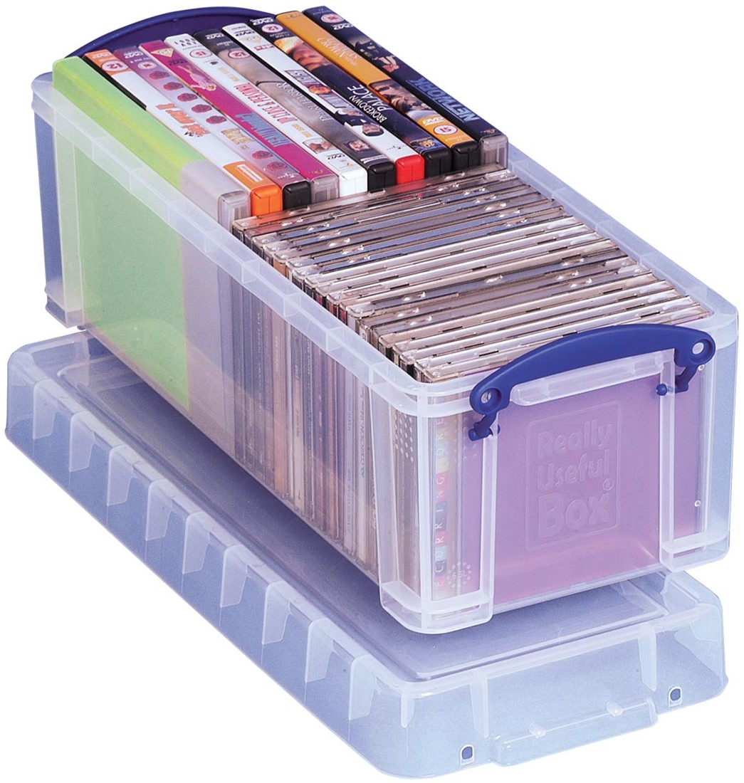 Really Useful Box opbergdoos 6,5 liter, transparant bij VindiQ Office