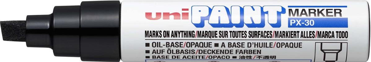 Uni Paint Marker PX-30 zwart bij VindiQ Office