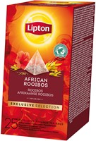Lipton thee Exclusive Selection, Afrikaanse Rooibos, doos van 25 zakjes ...