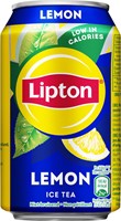 Lipton Ice Tea Lemon, blik van 33 cl, pak van 24 stuks bij VindiQ Office